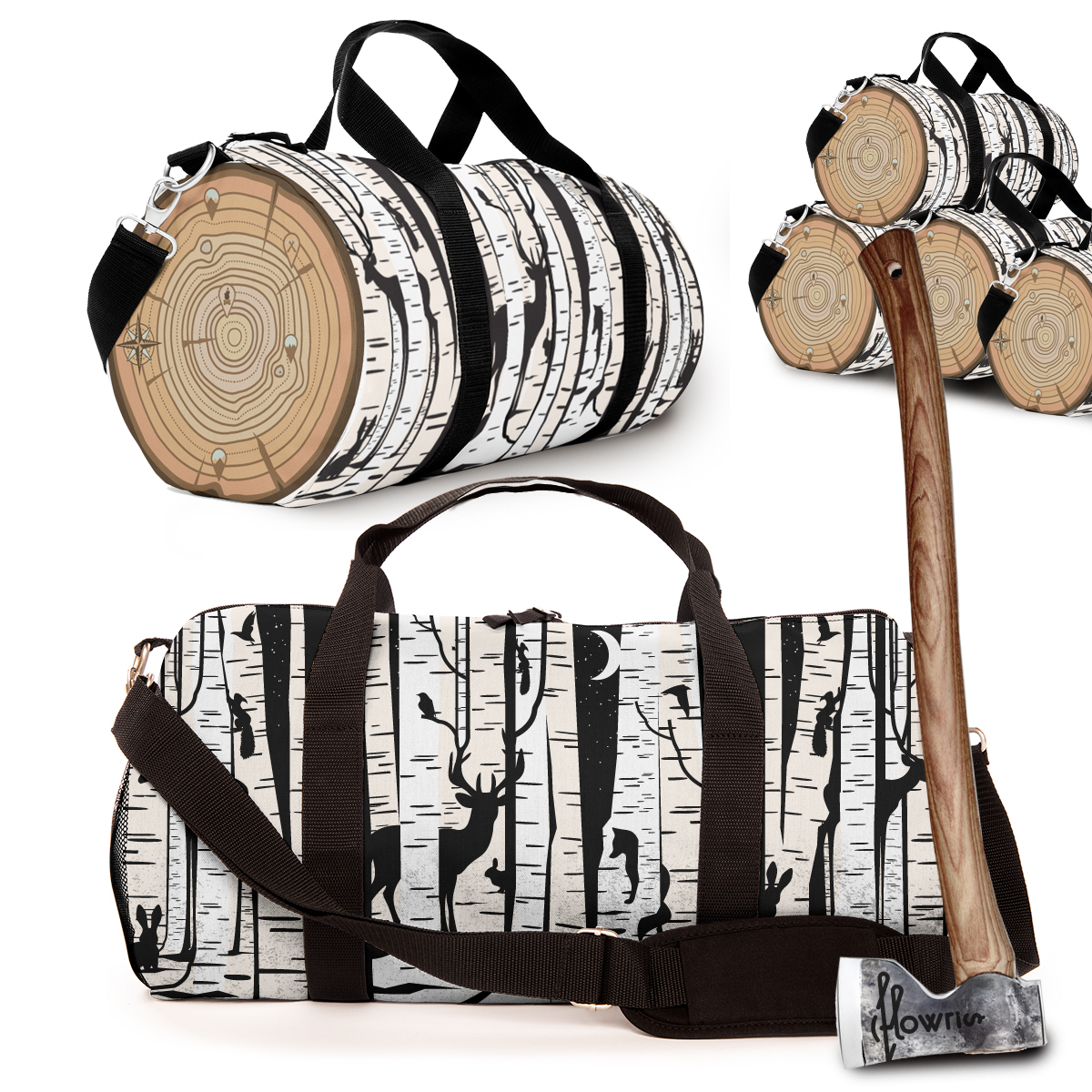 Duffel “LOG” Bag – floWris
